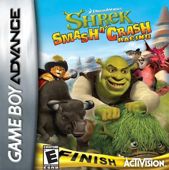 DreamWorks Shrek: Smash n' Crash Racing - Nintendo Game Boy Advance