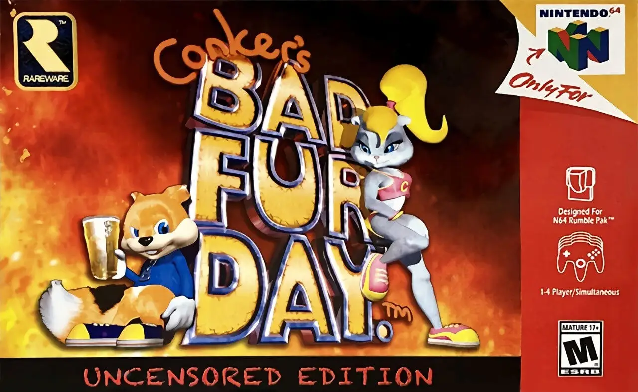 Conker's Bad Fur Day - Uncensored Edition - Nintendo 64